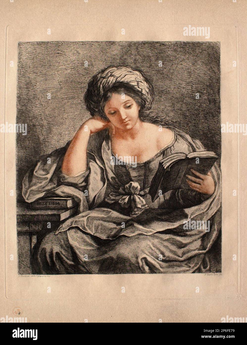 Francesco Bartolozzi, The Libyan Sibyl, c. 1780, etching in black and ...
