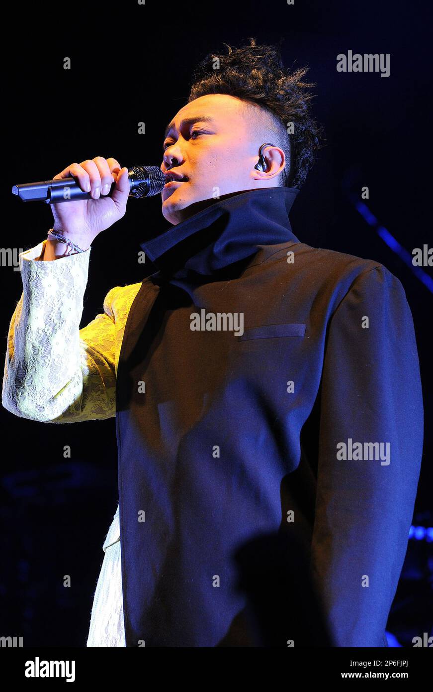 Chinese pop singer Eason Chan, becomes the first Chinese act to perform at the O2 Arena in ...