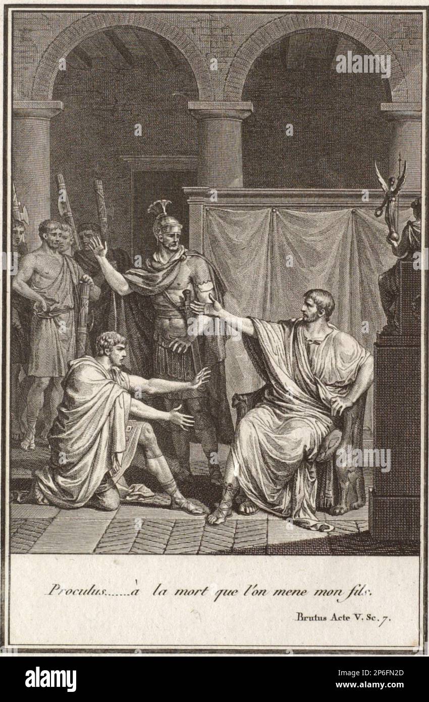 Remi-Henri-Joseph Delvaux, Proculus, à la mort que l'on mêne mon fils ...