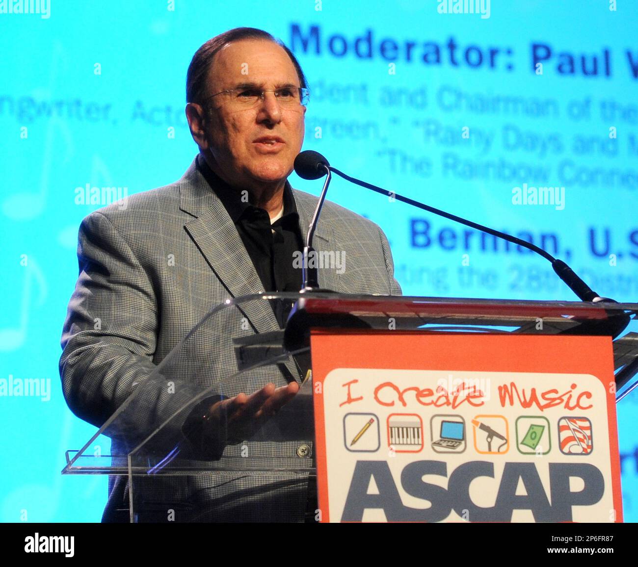 HOLLYWOOD, CA - APRIL 21: CEO - ASCAP John LoFrumento participate in ...