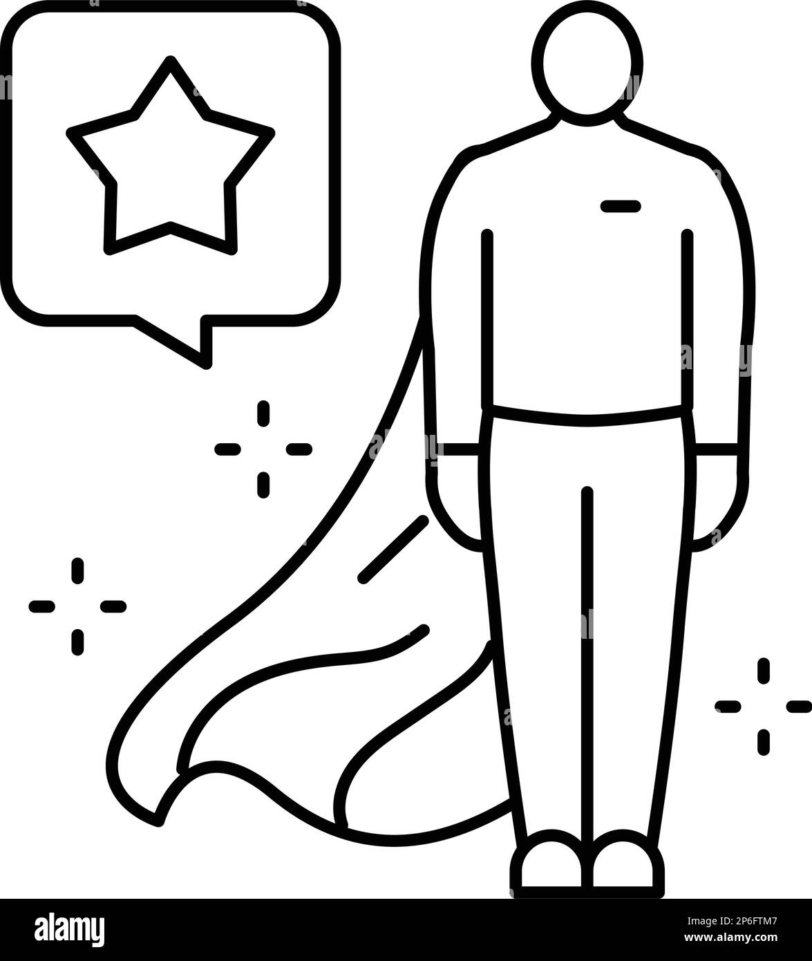 professional human line icon vector illustration Stock Vector Image ...