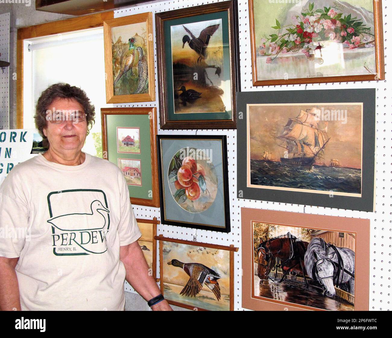 In this photo taken April 9, 2012, Pat Selquist, president of the ...