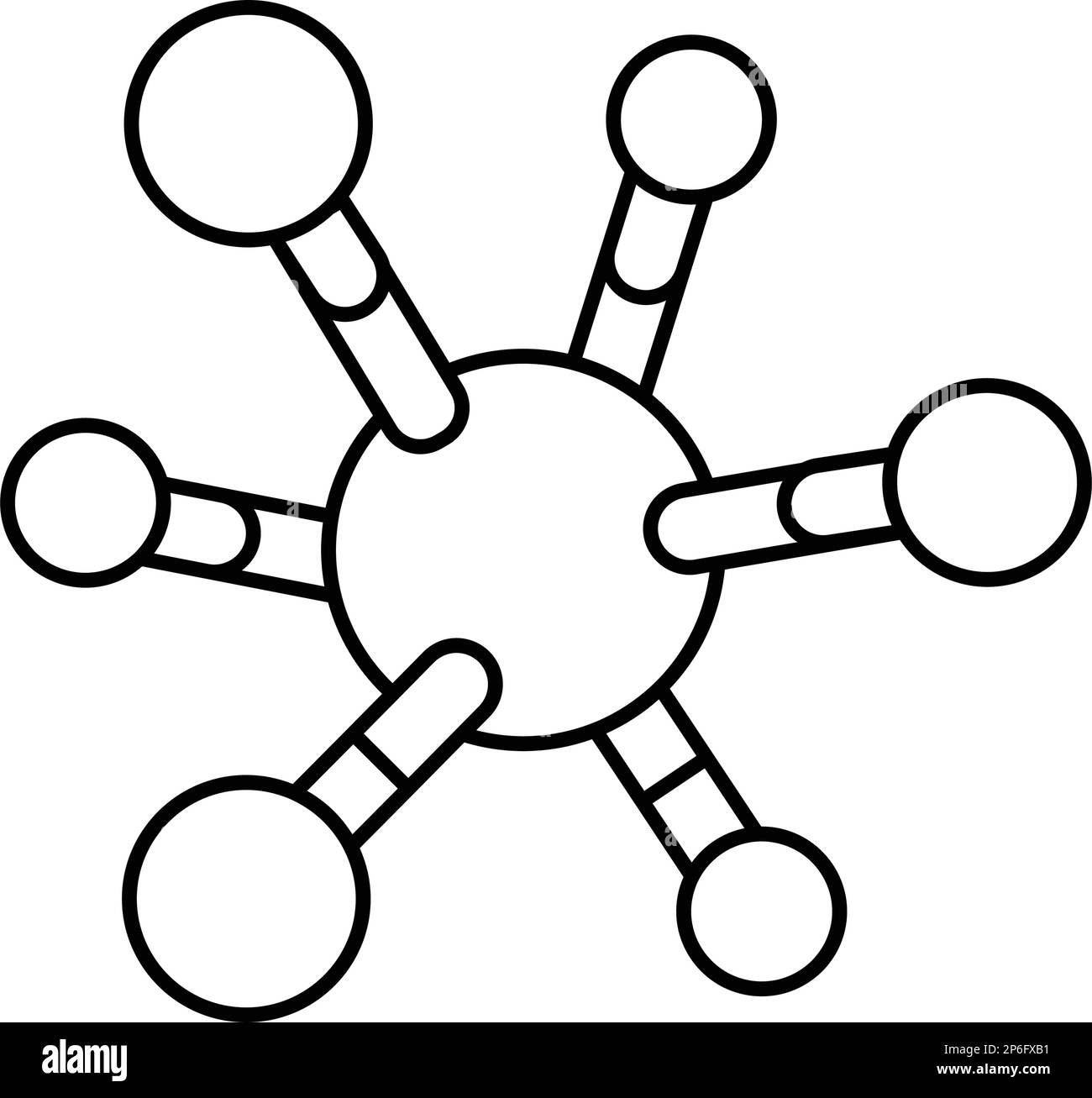 medical molecular structure line icon vector illustration Stock Vector ... medical molecular structure line icon vector illustration Stock Vector ...