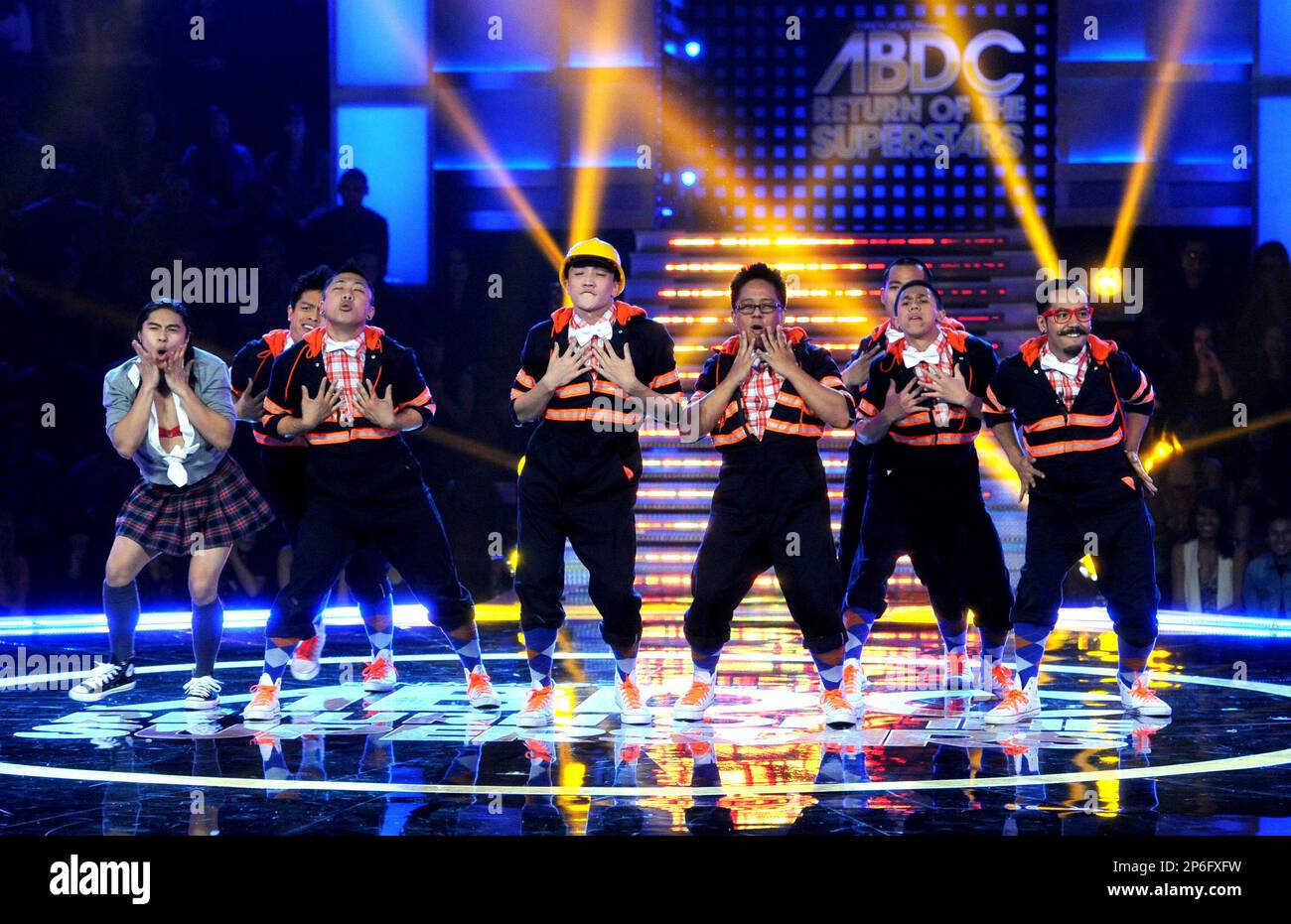 BURBANK, CA - APRIL 14: Stepboys perform onstage at Randy Jackson ...