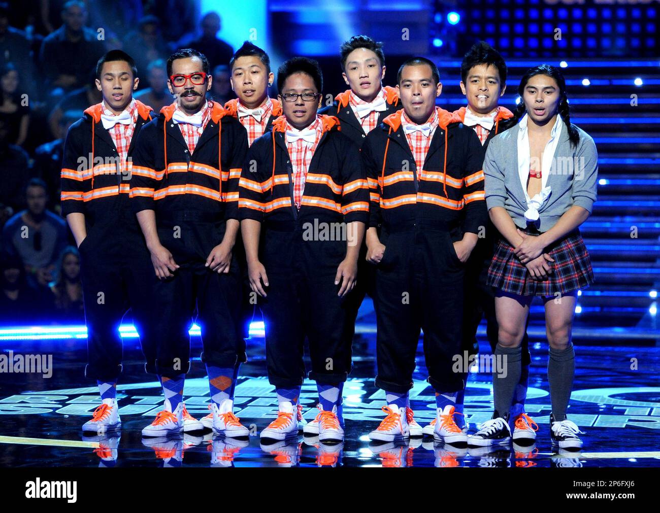 BURBANK, CA - APRIL 14: Stepboys perform onstage at Randy Jackson ...