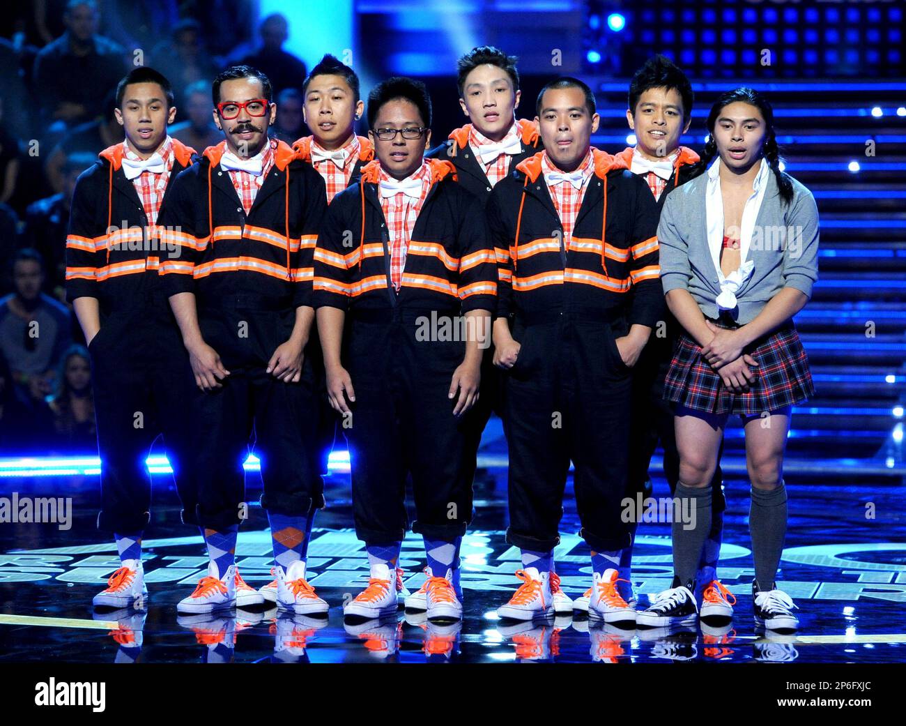 BURBANK, CA - APRIL 14: Stepboys perform onstage at Randy Jackson ...