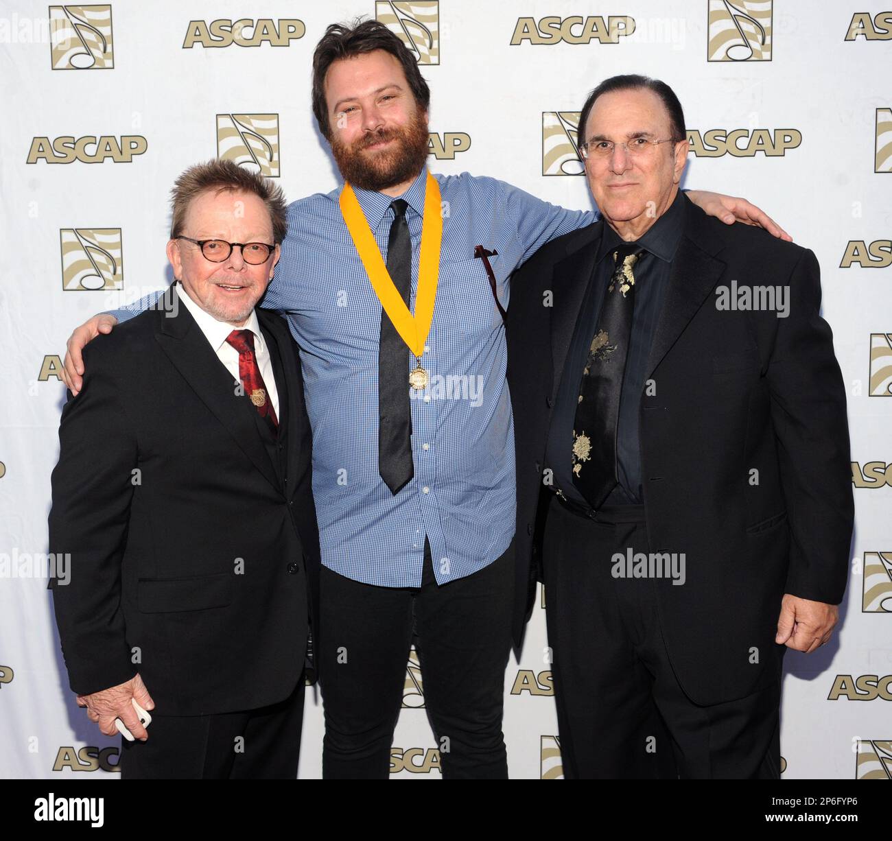 HOLLYWOOD, CA - APRIL 18: (L-R) ASCAP President Phil Williams, Tim ...
