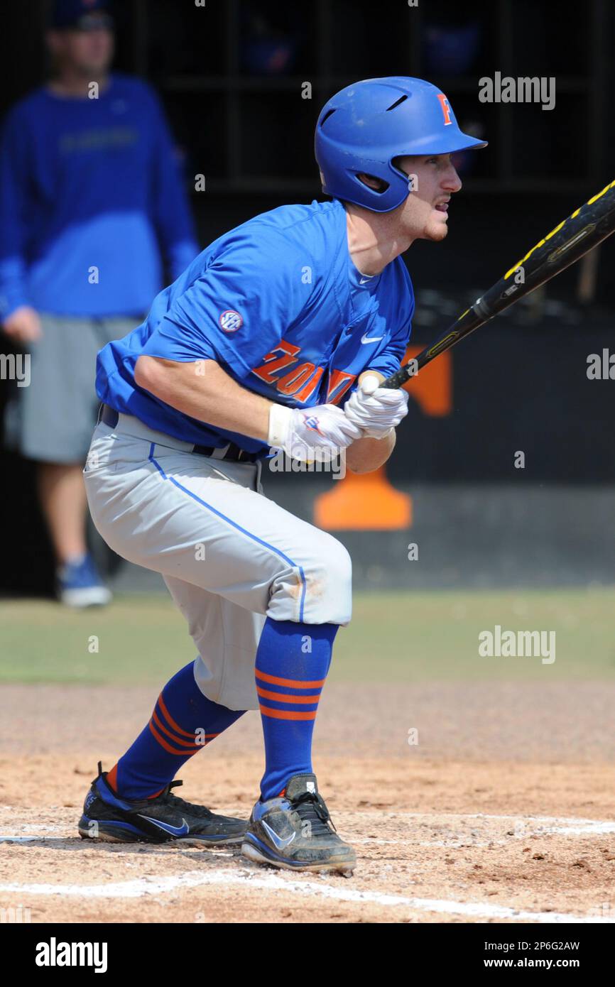 Florida Gators second baseman Casey Turgeon #2 swings at a pitch during ...