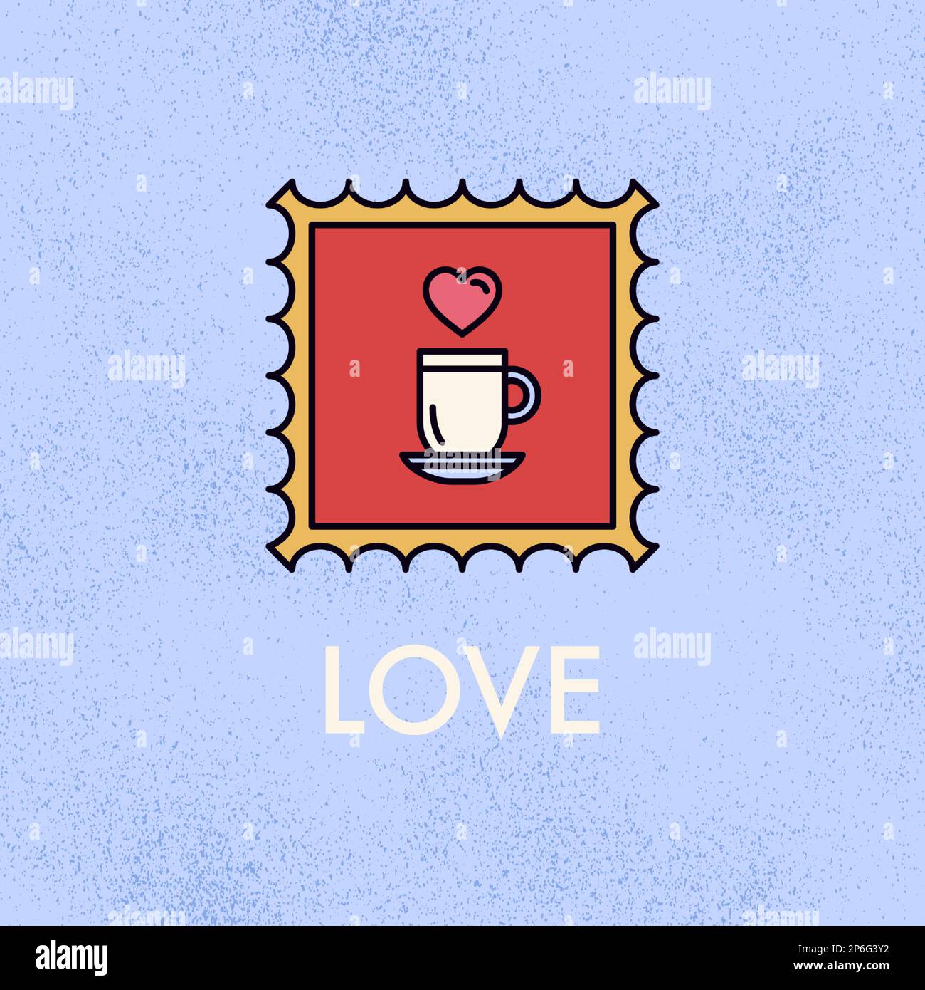 Love fashion stamp hi-res stock photography and images - Alamy