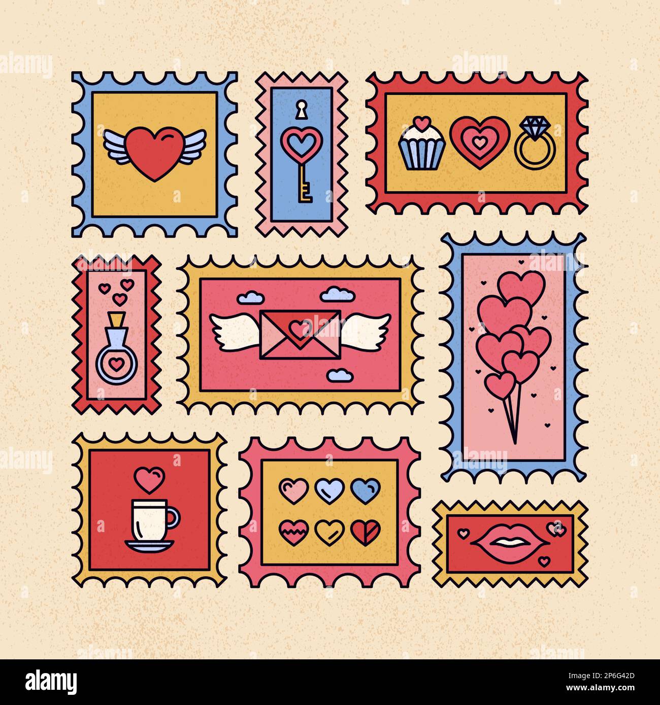 Save the date cartoon hi-res stock photography and images - Alamy