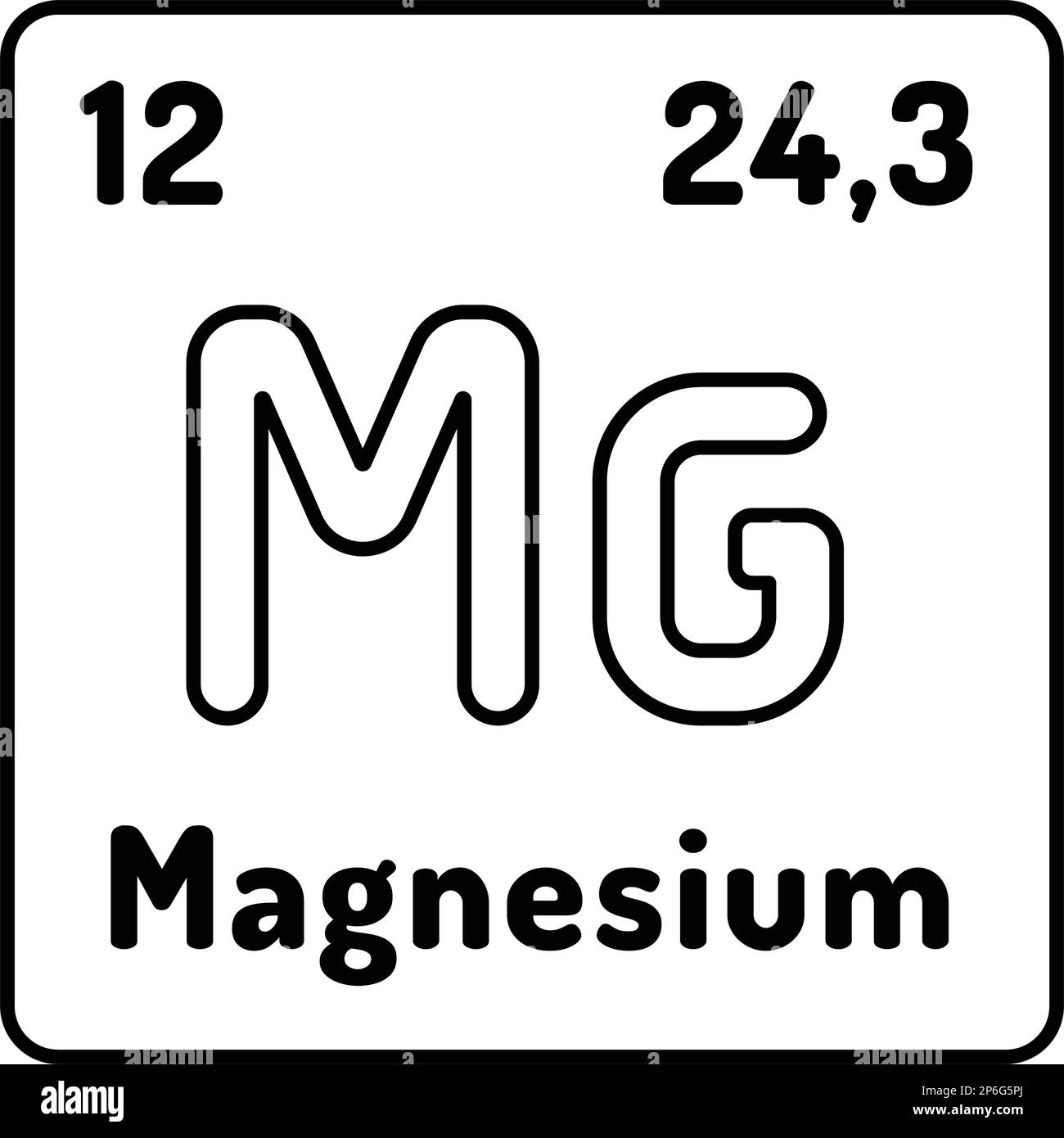 Magnesium outline hi-res stock photography and images - Alamy