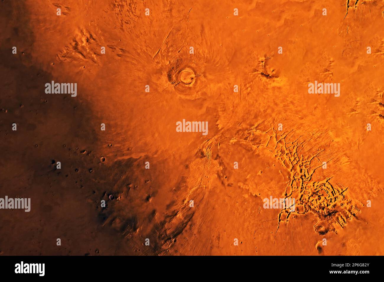 Surface of the planet Mars. Elements of this image furnishing NASA ...