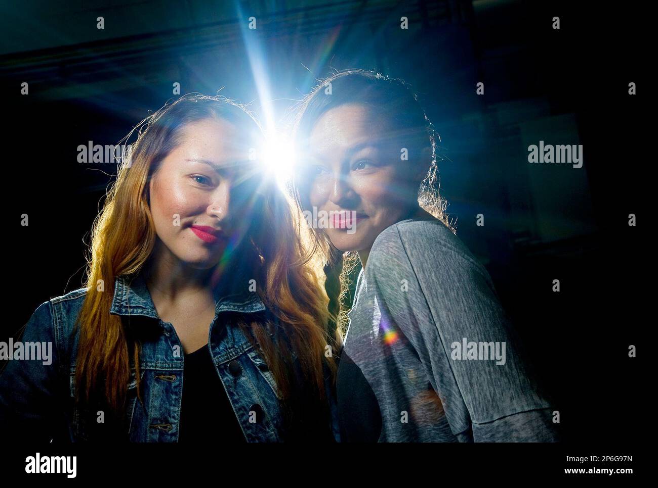 Shawndey, left, and Tawnya Gomez are two entertainers from Gallup. The ...