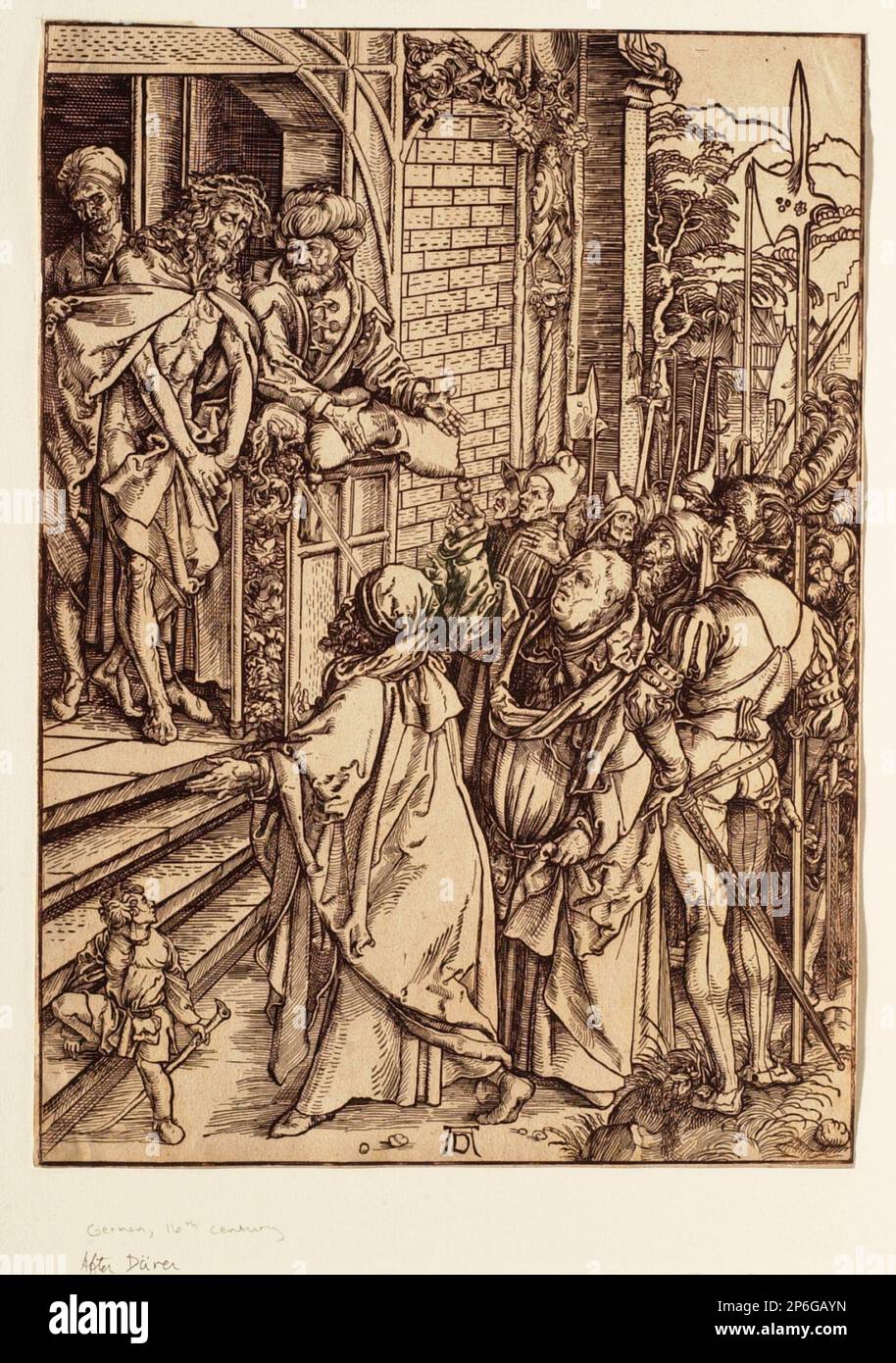 Unknown, Christ Presented to the People, after 1528, etching on laid ...