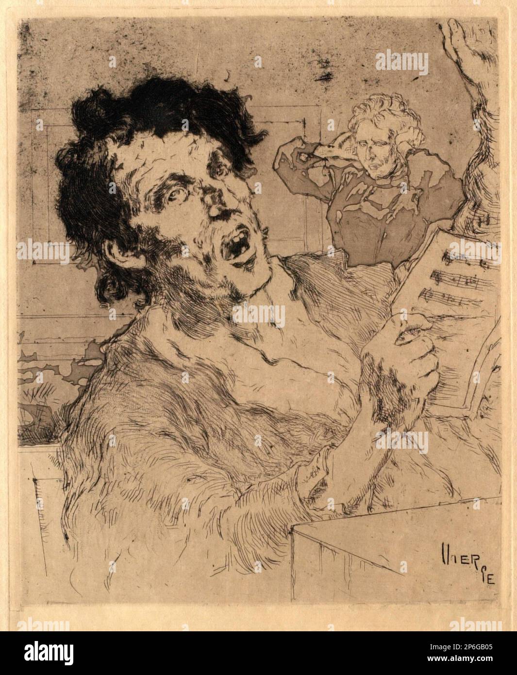 Etching drypoint and aquatint on paper hi-res stock photography and ...