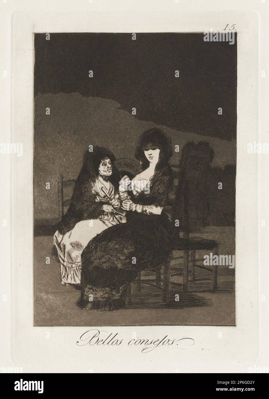 Francisco de Goya y Lucientes, Pretty Teachings (Bellos Consejos), 1868 ...