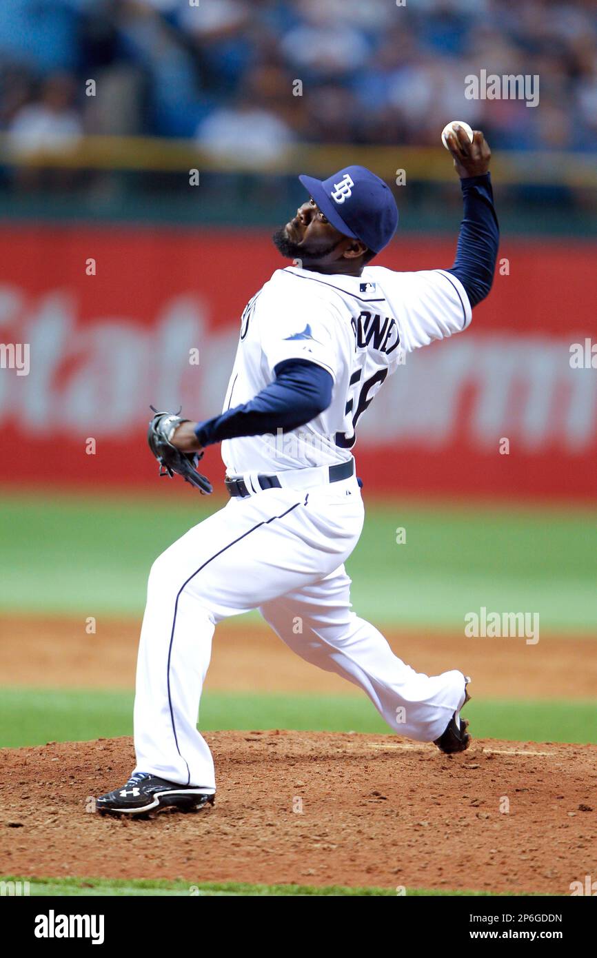 Tampa Bay Rays Fernando Rodney in a game against the New York Yankees ...