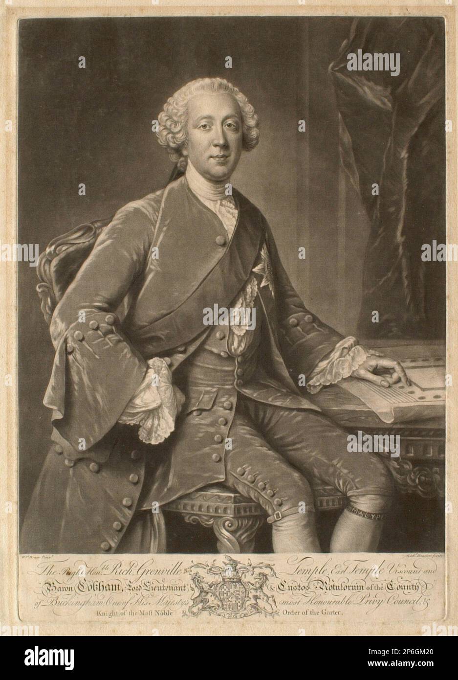 Richard Houston, The Right Honorable Richard Grenville (1711-1799 ...