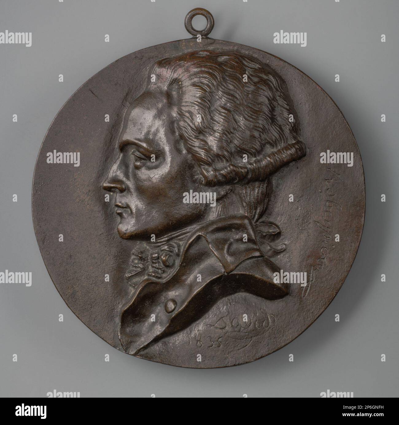 Pierre-Jean David d'Angers, Robespierre, 1835, bronze Stock Photo - Alamy