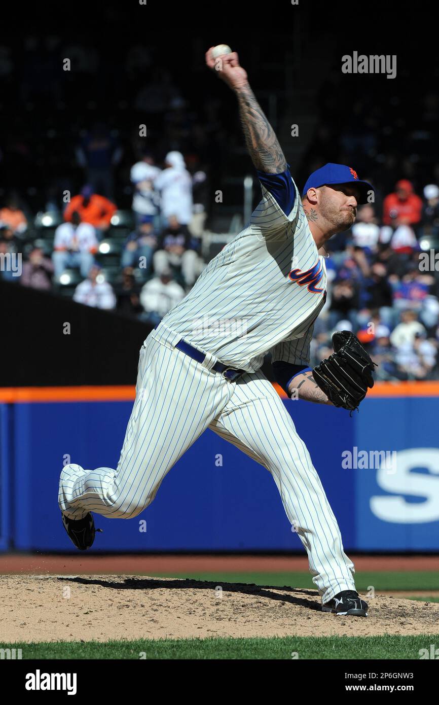 New York Mets pitcher Jon Rauch (60) during game against the Atlanta ...