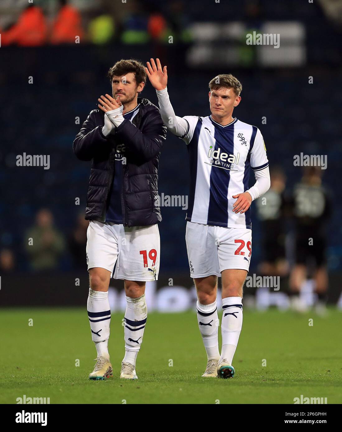 West Bromwich Albion's John Swift and Taylor Gardner-Hickman (right ...