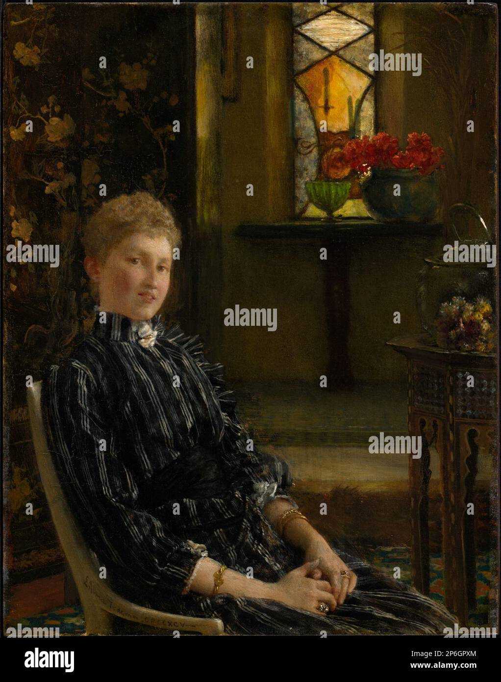 Sir Lawrence Alma-Tadema, Portrait of Mrs. Ralph Sneyd (Mary Ellis ...