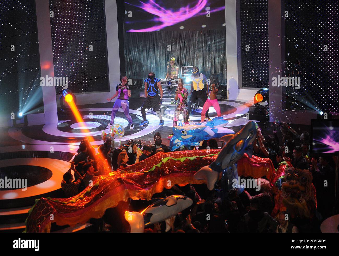 HOLLYWOOD, CA - APRIL 5: Rye Rye performs onstage at Logo's "NewNowNext ...