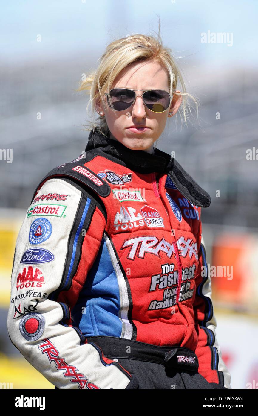 2012 Apr 02 Nhra Funny Car Driver Courtney Force During A Test Session At The Strip At Las