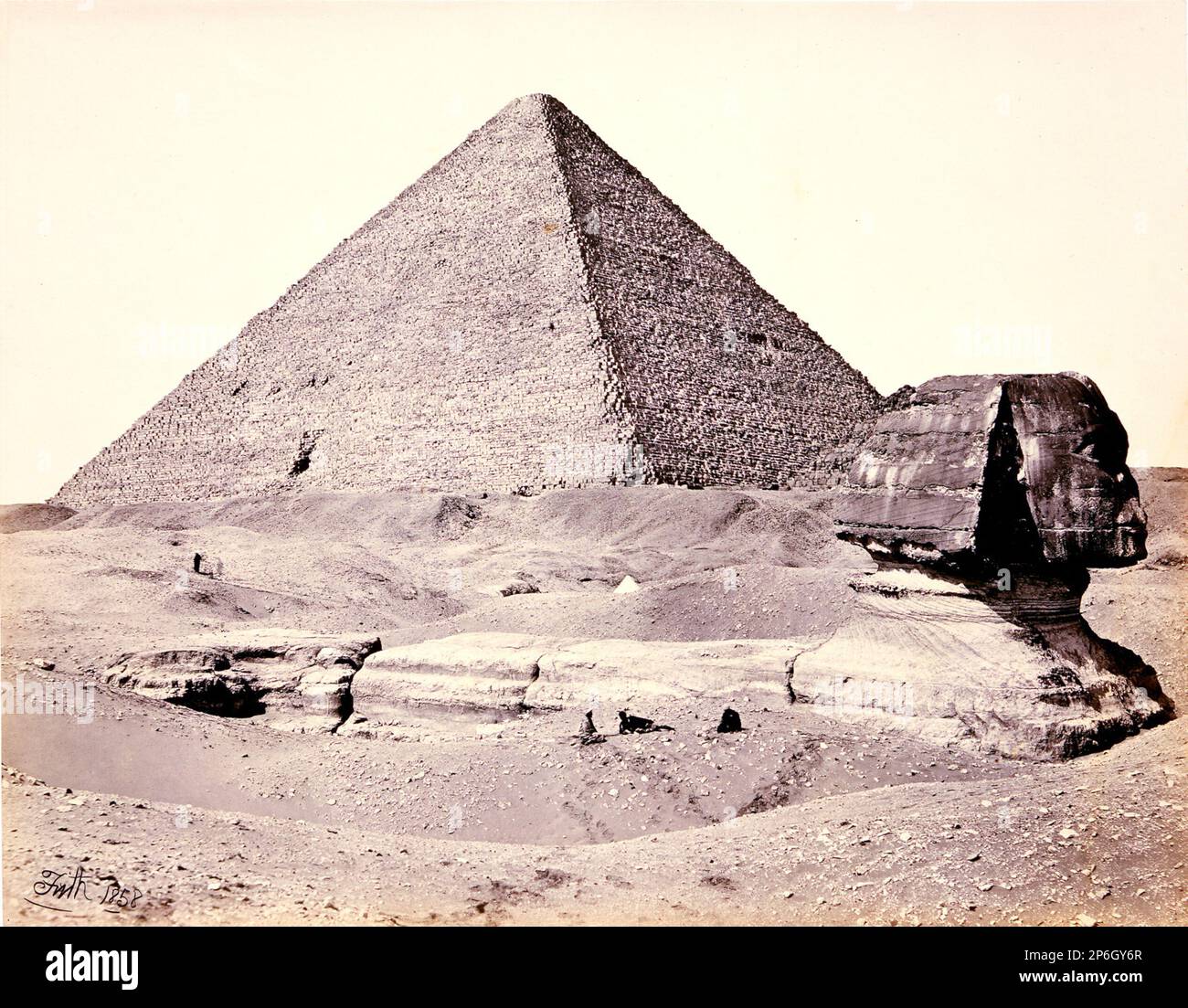 Francis Frith, The Great Pyramid and the Great Sphinx, from the ...