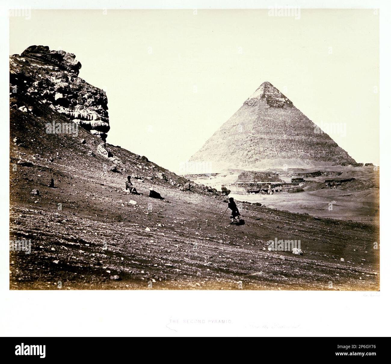 Francis Frith, The Second Pyramid, from the Southeast, c. 1860, albumen ...