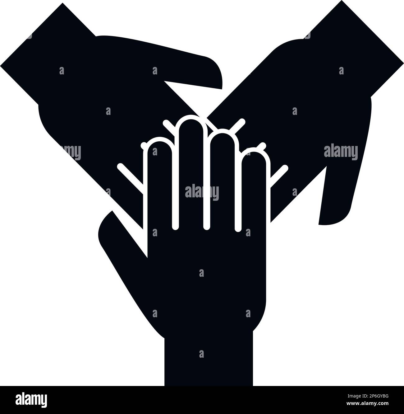 Responsibility icon simple vector. Social trust. Corporate company ...