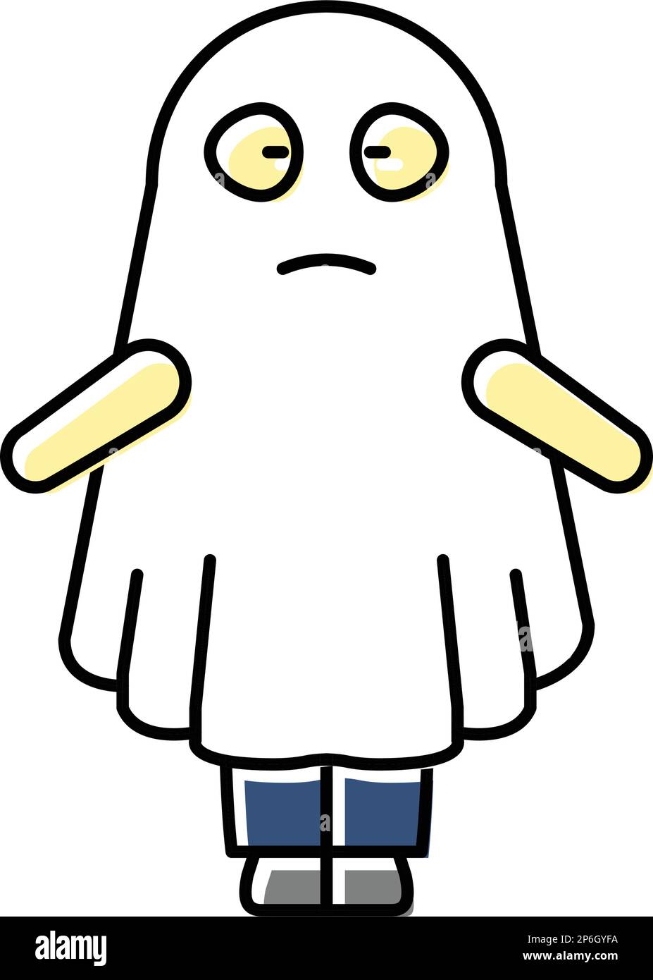 Costume ghost color icon Stock Vector Images - Alamy