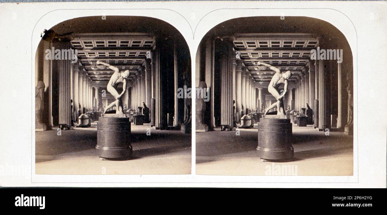 Roger Fenton, The Discus-Thrower (Discobolus), 1857, albumen prints on ...