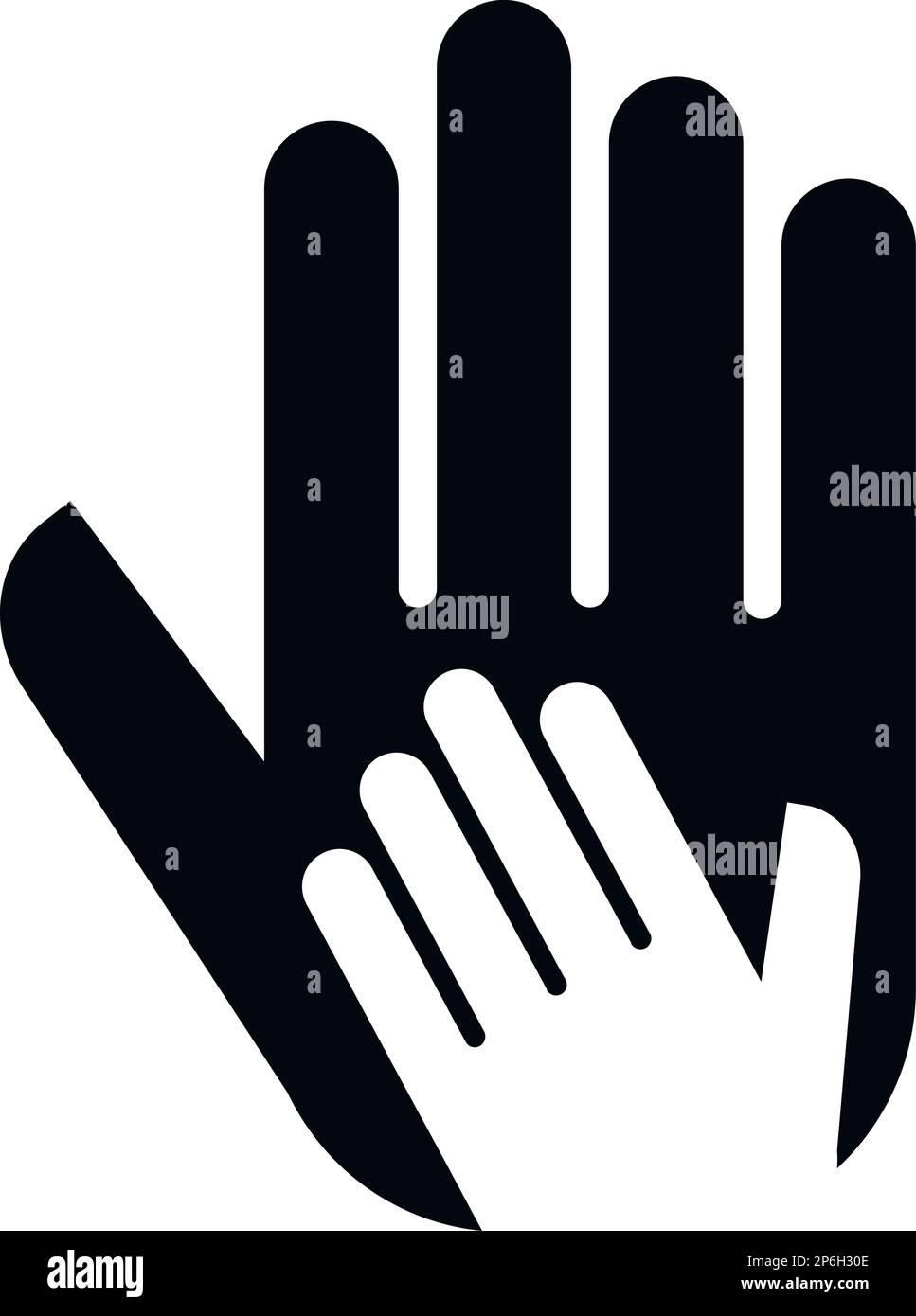 Trust work icon simple vector. Social business. Core vision Stock ...