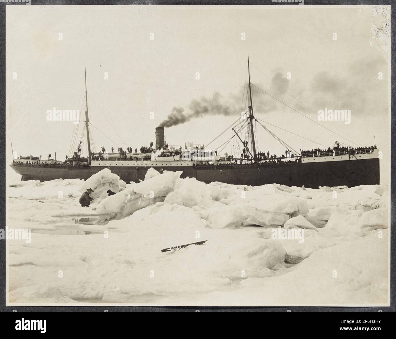 Beverly Bennett Dobbs, Ship in Ice Floe, 1903–6, gelatin silver print ...