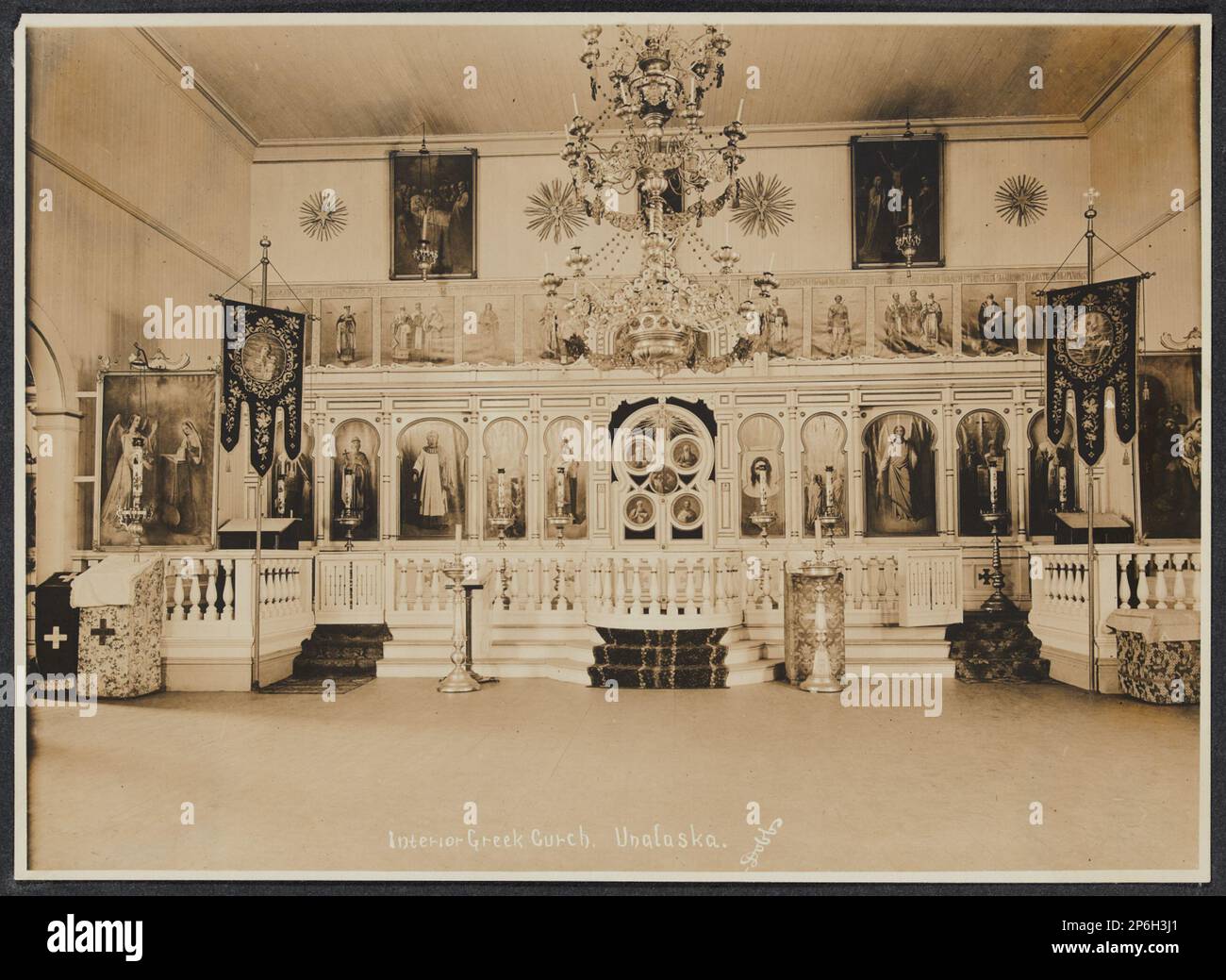 Beverly Bennett Dobbs, Interior of a Greek Church, Unalaska, 1903–6 ...