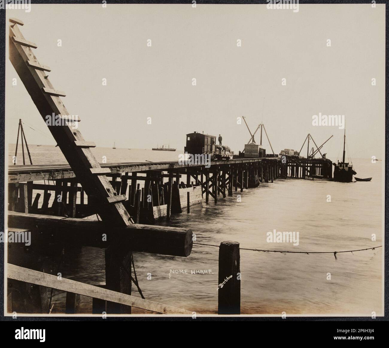 Beverly Bennett Dobbs, Nome Wharf, 1903–6, gelatin silver print Stock ...