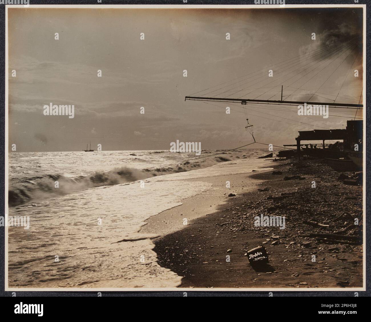 Beverly Bennett Dobbs, Sunlight Beach Scene, 1903–6, gelatin silver ...