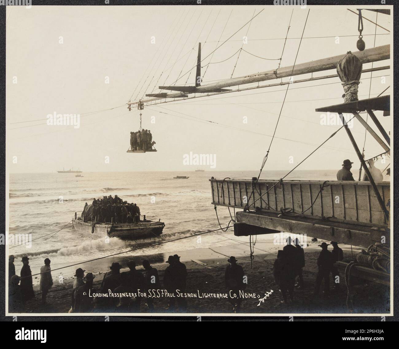 Beverly Bennett Dobbs, Loading Passengers, 1903–6, gelatin silver print ...