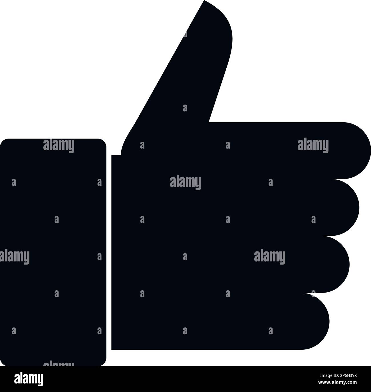 Thumb up icon simple vector. Social trust. Core quality Stock Vector ...