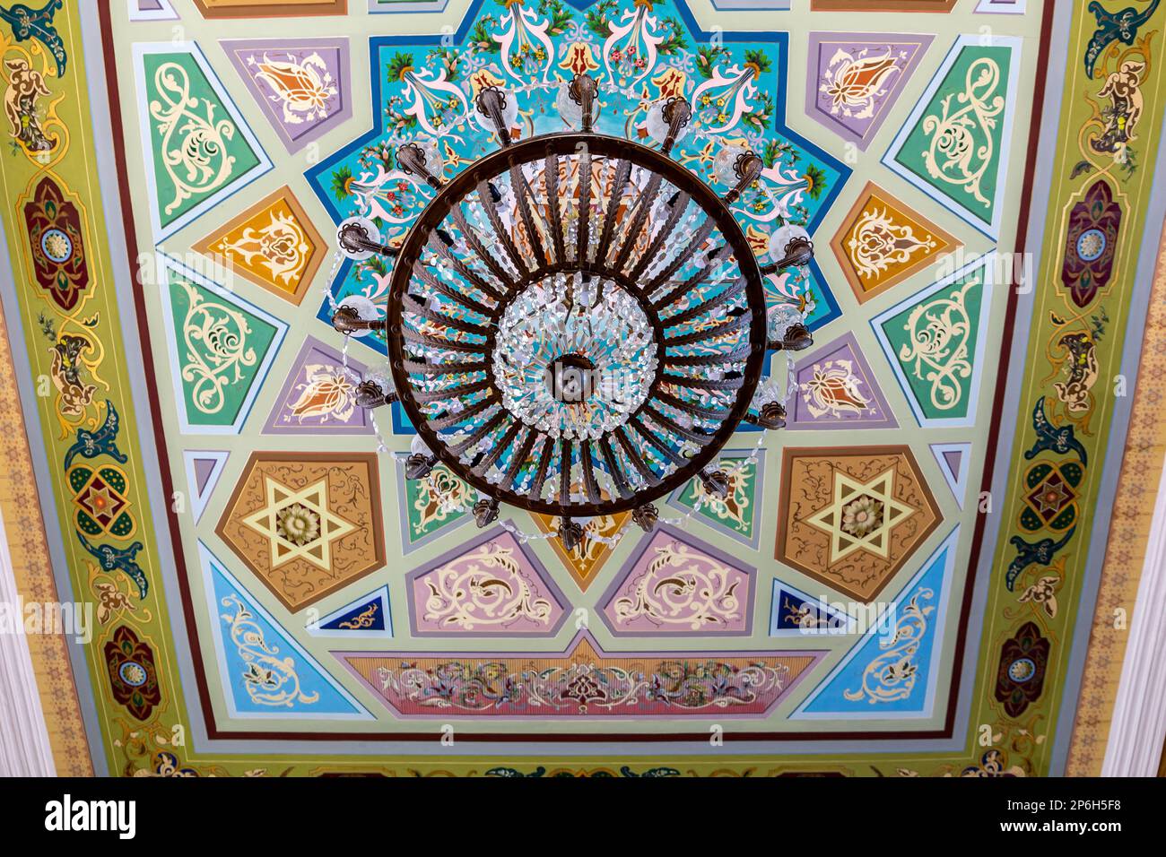 Kutaisi, Georgia, 04.06.21. Kutaisi Synagogue inside view of richly ...