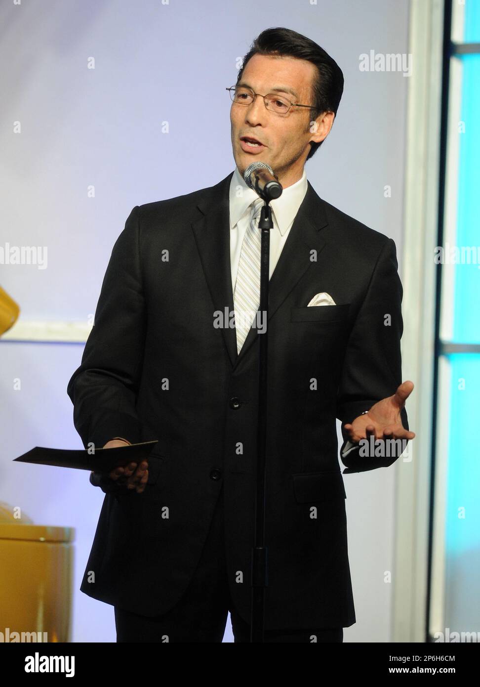 HOLLYWOOD, CA - MARCH 31: Presenter David Ono onstage at the Academy of ...