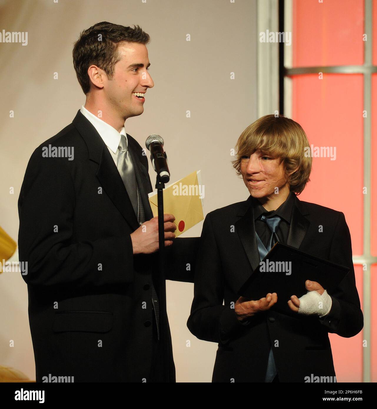 HOLLYWOOD, CA - MARCH 31: Mark Williams and Marius Woodward accept the ...