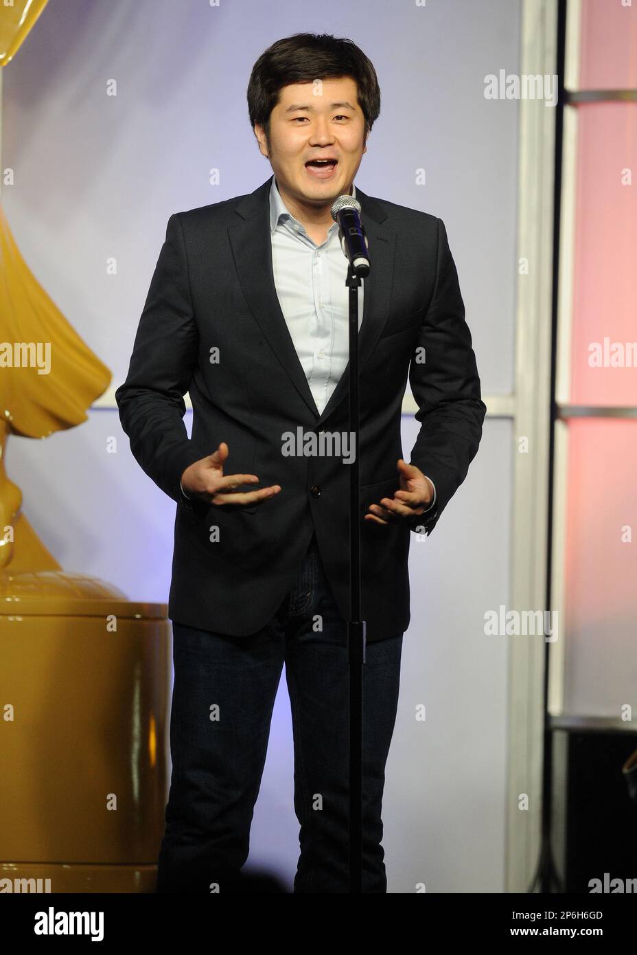 HOLLYWOOD, CA - MARCH 31: Jihwan Jung accepts the Outstanding Animation ...