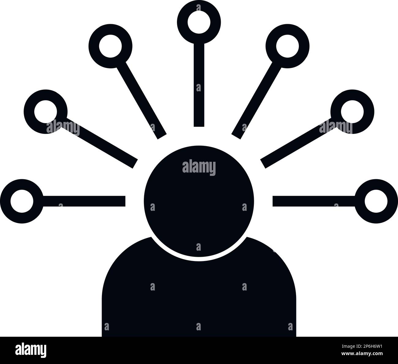 Trust person icon simple vector. Social corporate. Core work Stock ...