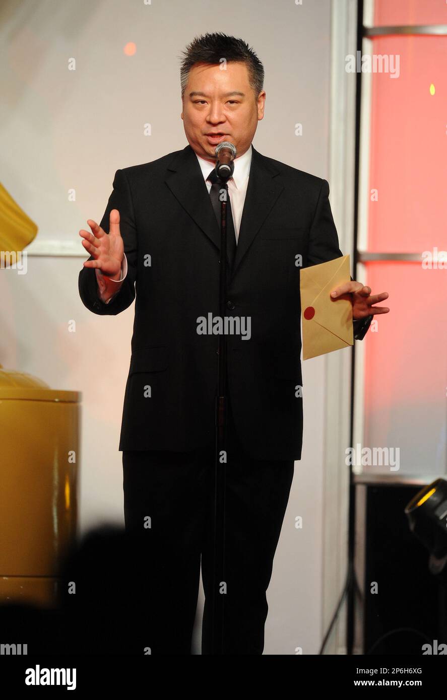 HOLLYWOOD, CA - MARCH 31: Presenter Rex Lee onstage at the Academy of ...