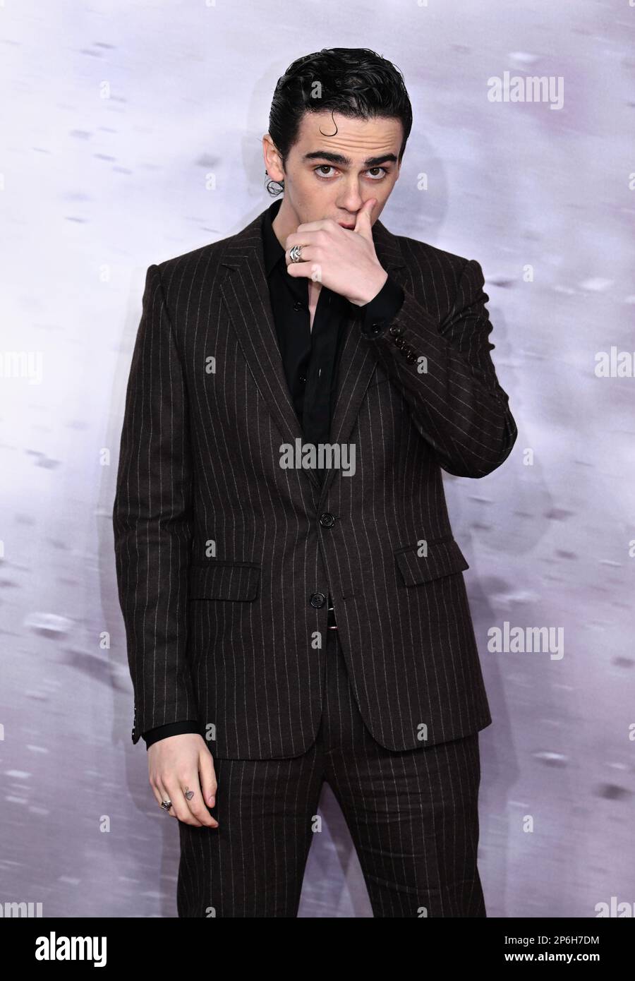 March 7th, 2023, London, UK. Jack Dylan Grazer arriving at the Shazam ...