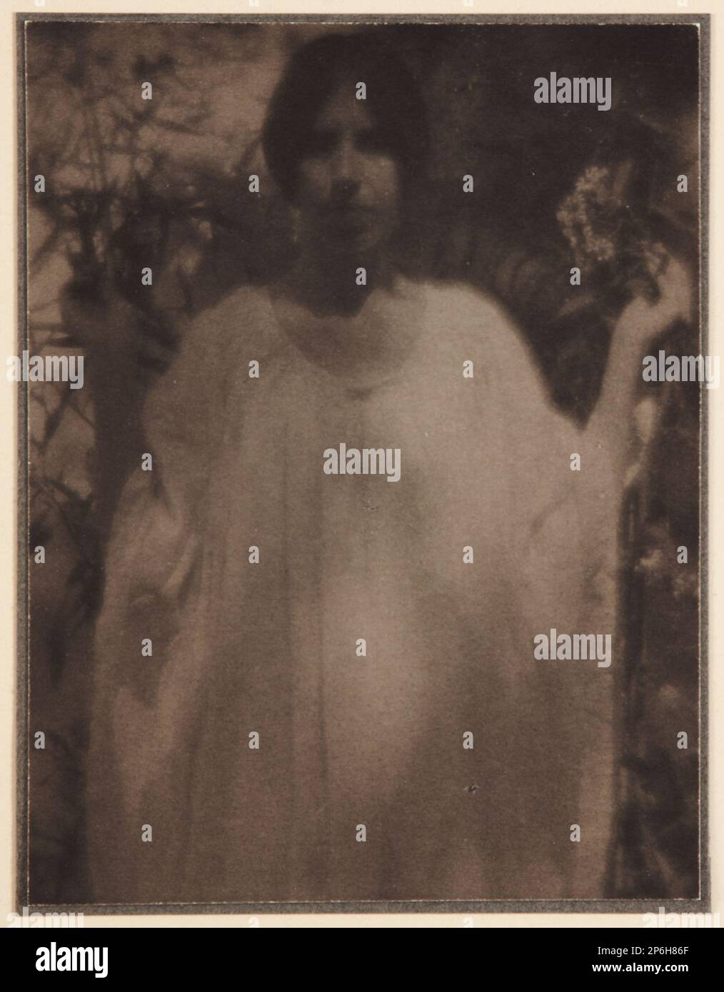 George Henry Seeley, Woman in a White Gown (Laura Seeley), c. 1917 ...