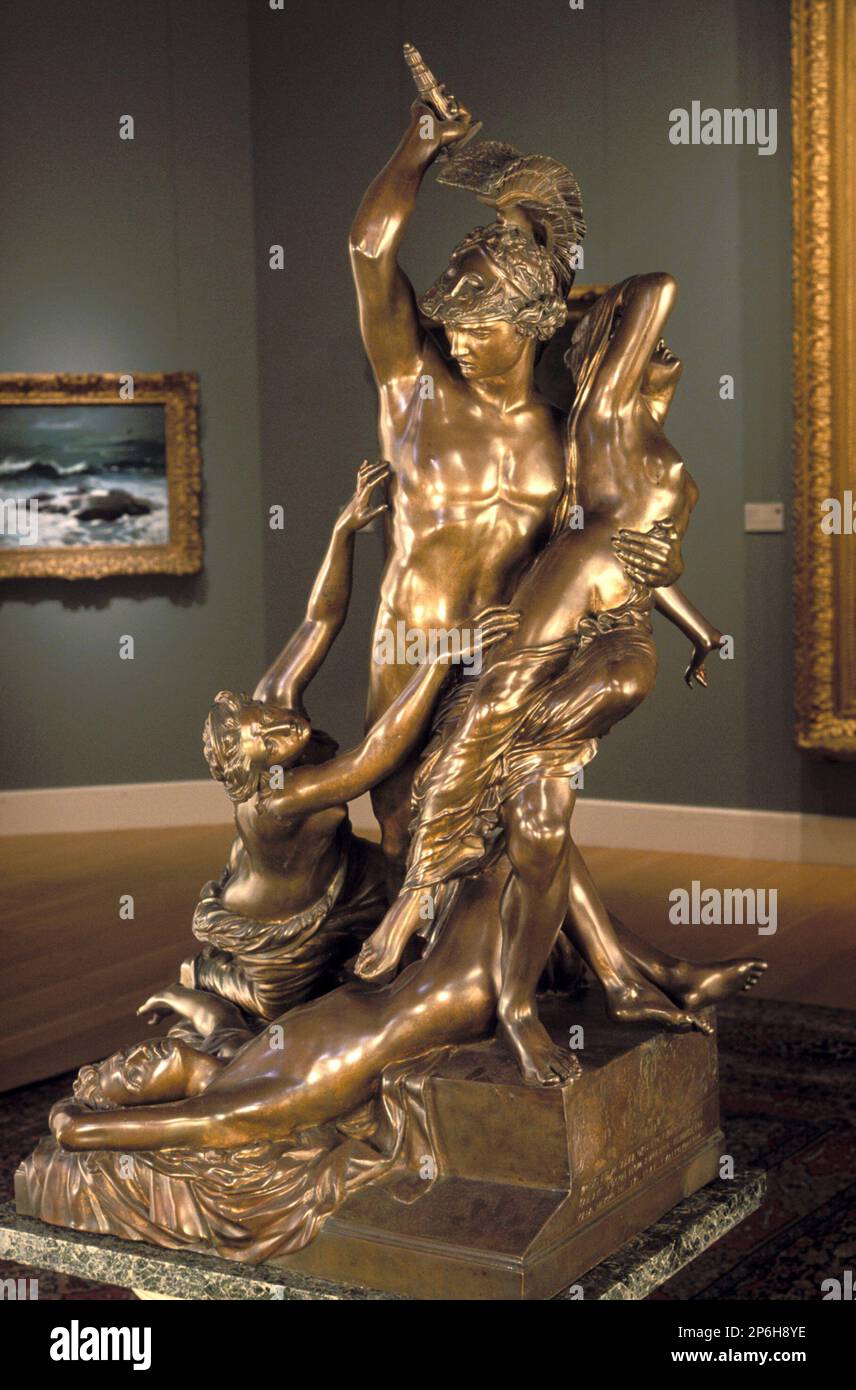 Pio Fedi, The Abduction of Polyxena, c. 1858, cast bronze Stock Photo ...