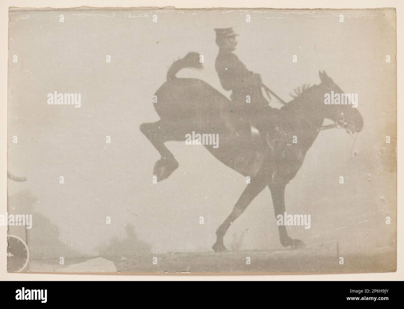 Jules Etienne Marey, Horse and Rider (Cavalier et Cheval) #3, c. 1888 ...